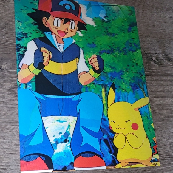 Pokemon | Art | Pokemon 3d Holographic Lenticular Poster Pikachu Ash ...